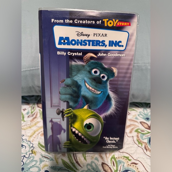 Other | Monsters Inc Vhs Tape With Bonus Features | Poshmark